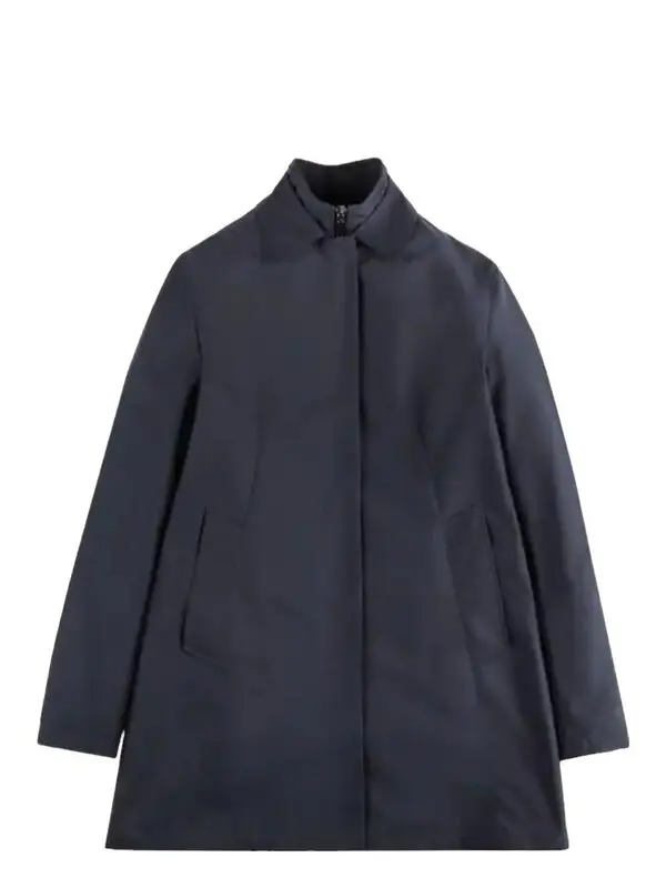 FAY Single-breasted Jacket With Zip And Button Fastening - Blue