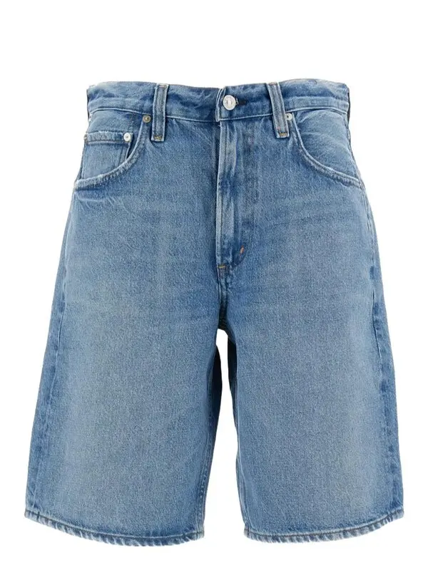 Citizens Of Humanity Denim Patch Pocket Shorts - Blue