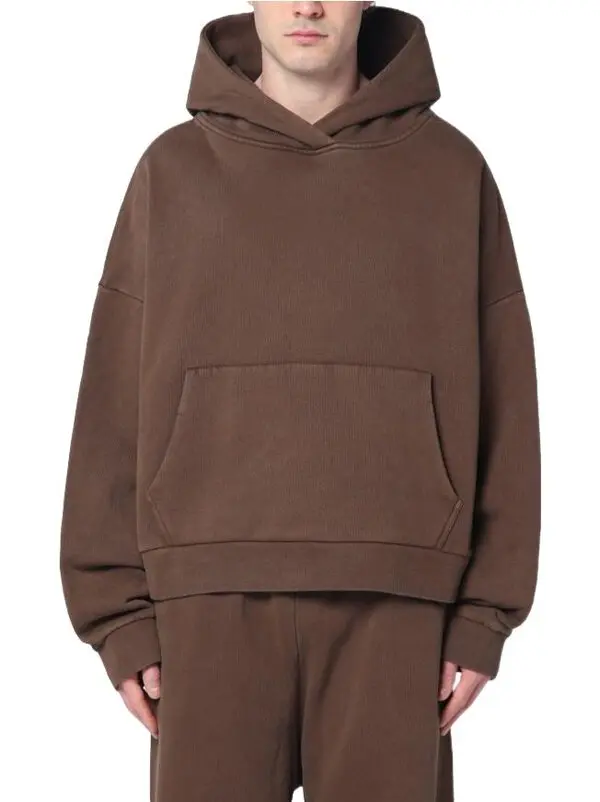 ENTIRE STUDIOS Oversized Hoodie Sweatshirt - Brown