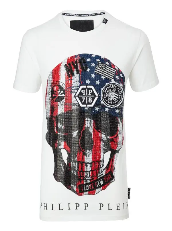 Philipp Plein Logo Details T-shirt - White