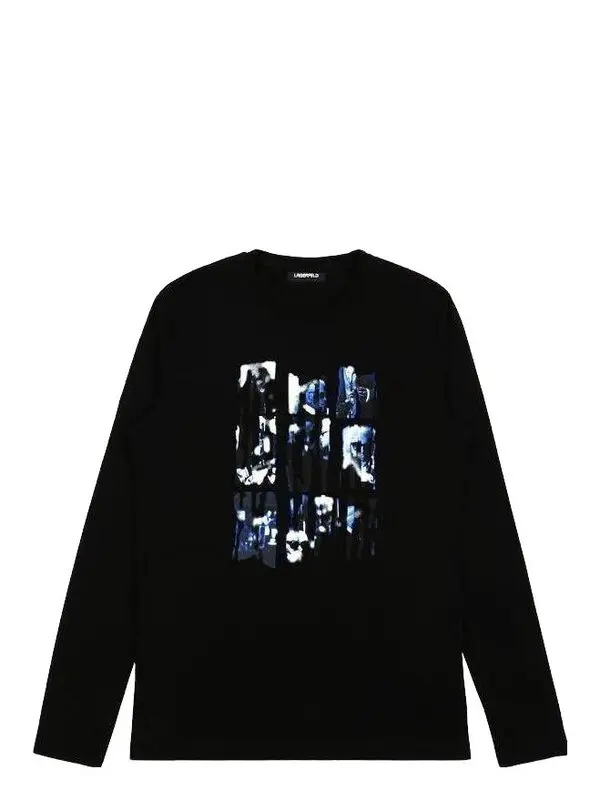 Karl Lagerfeld Printed T-shirt - Black