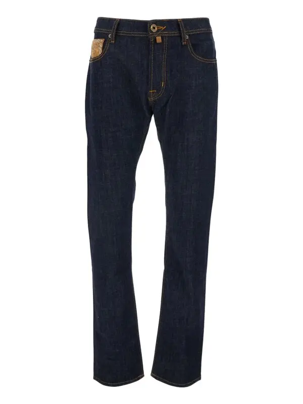 Jacob Cohen Western Straight-leg Jeans - Black