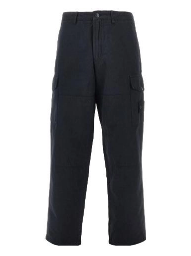 Stone Island Regular-fit Cargo Pants With Paneled Construction - Blue