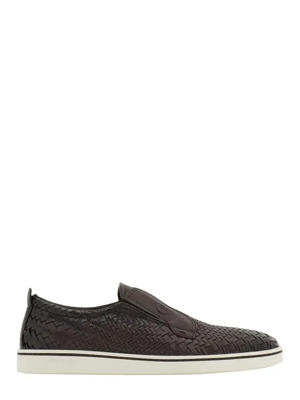 FERRAGAMO Derby Slip-on Shoes - Moro Head