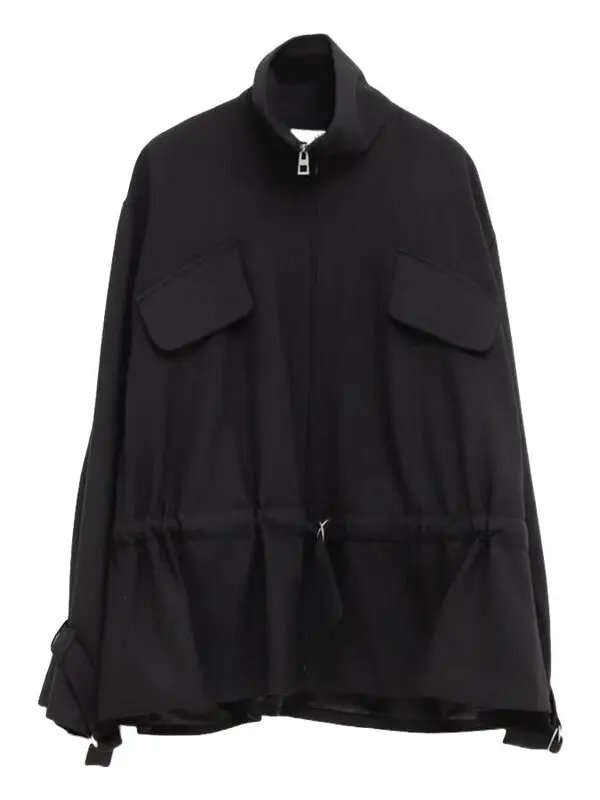 Loewe Pocket Drawstring Jacket - Black