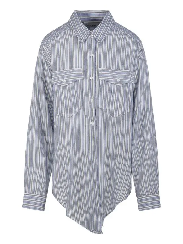 Isabel Marant Étoile Striped Button-up Shirt - Blue