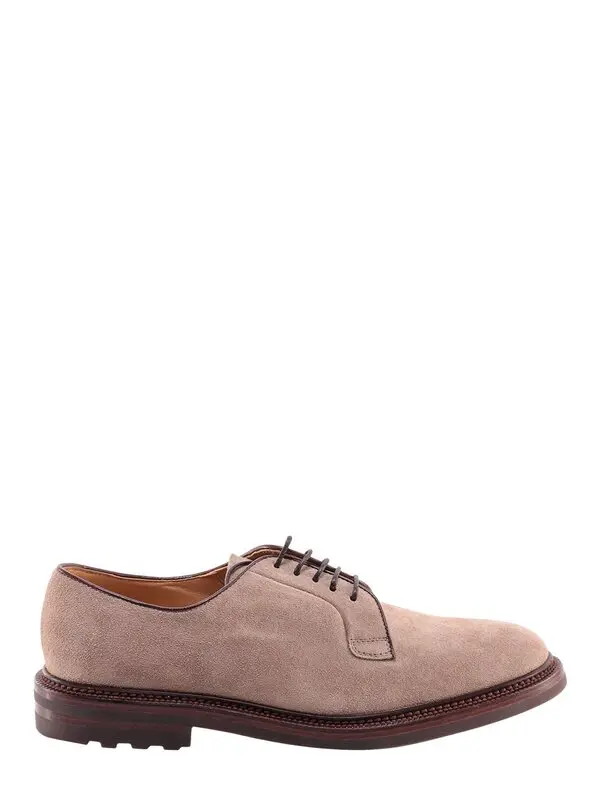 Brunello Cucinelli Suede Derby Shoes - Brown