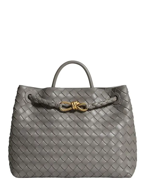 Bottega Veneta Andiamo Top Handle Bag - Basalt