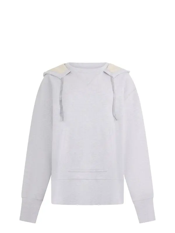 MAISON MARGIELA Long-sleeved Hooded Sweatshirt - Grey