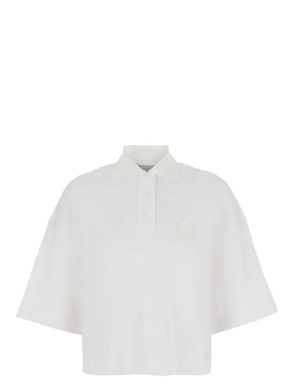 Brunello Cucinelli Collared Short Sleeve Polo Shirt - White