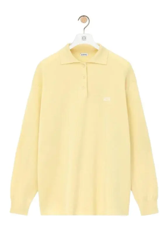 Loewe Long-sleeved Knitted Polo Sweater - No