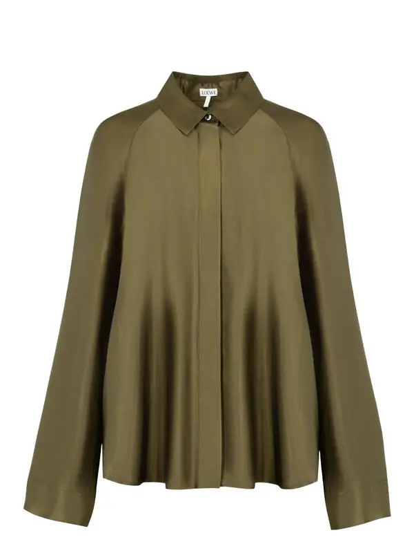 Loewe Cape Shirt - Khaki Green