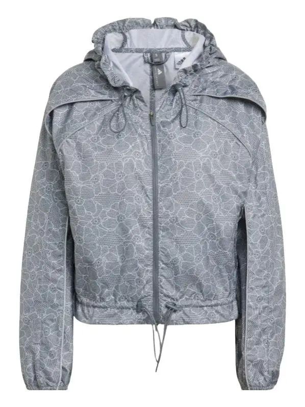 Adidas By Stella McCartney Running Print Jacket - Gray