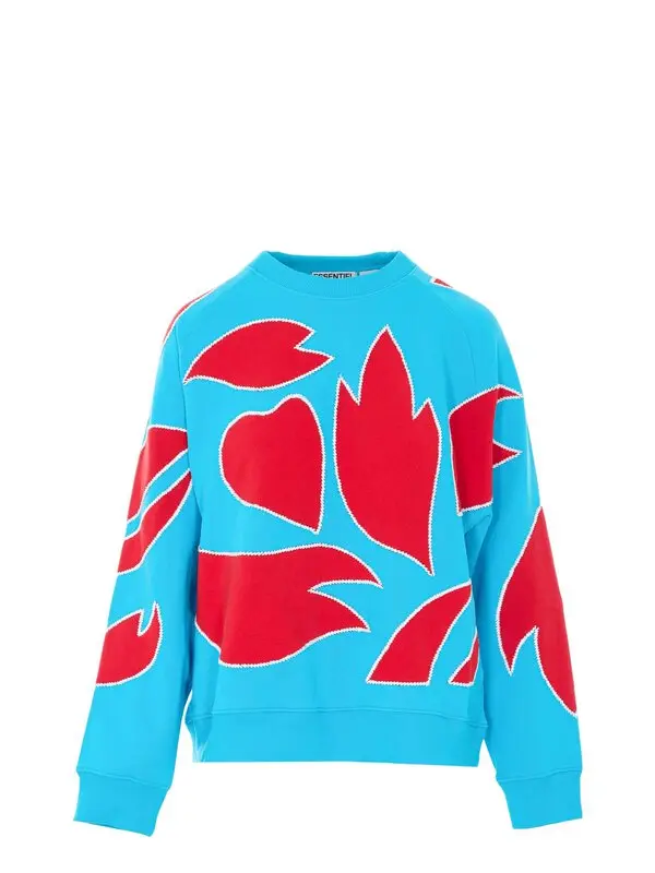 Essentiel Antwerp Sequined Crewneck Sweatshirt - Blue