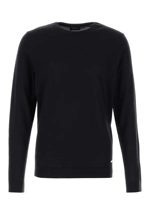 Brioni Crewneck Knitted Sweater - Black