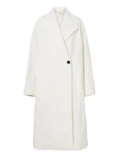RÓHE Long-sleeved Trench Coat - White