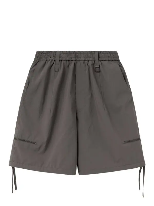 WOOYOUNGMI Zip Detail Cargo Shorts - Black