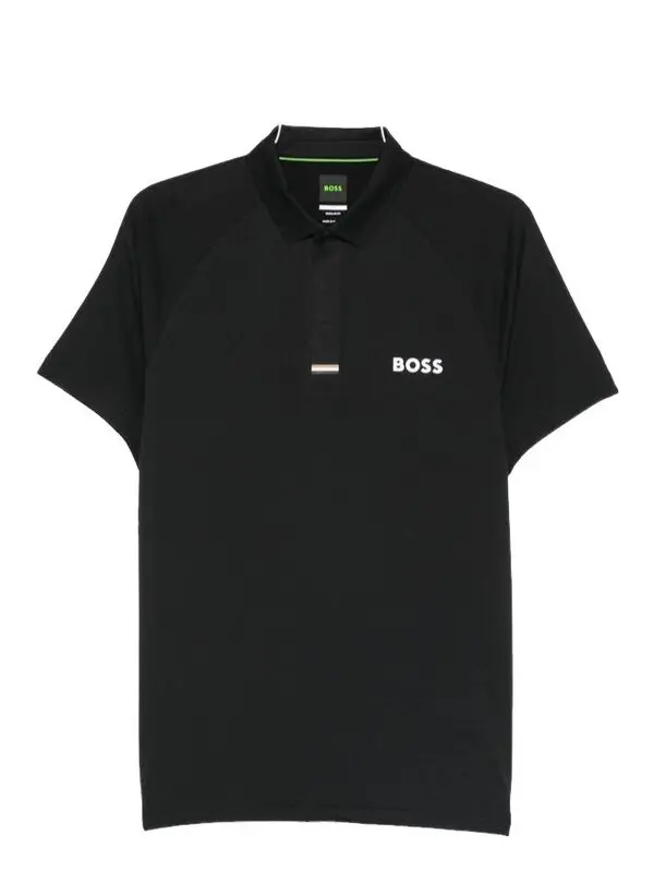 Hugo Boss Logo Polo Shirt - Black