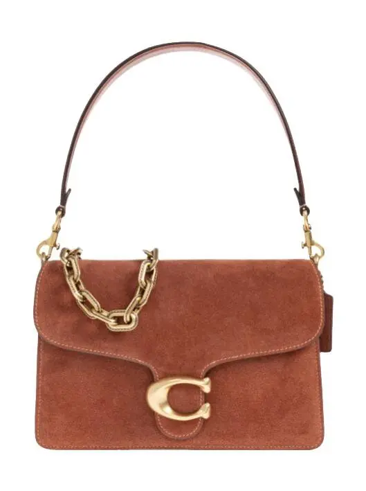 COACH Chain Shoulder Bag - Brown