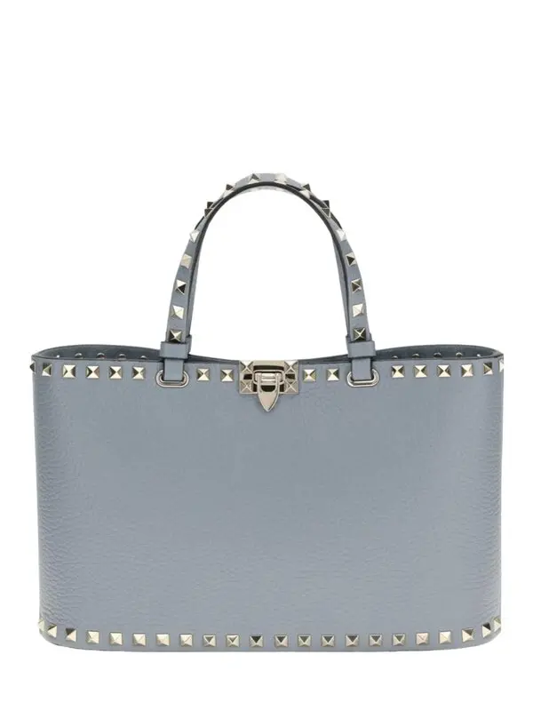 Valentino Garavani Rockstud Small Shoulder Bag - Gray