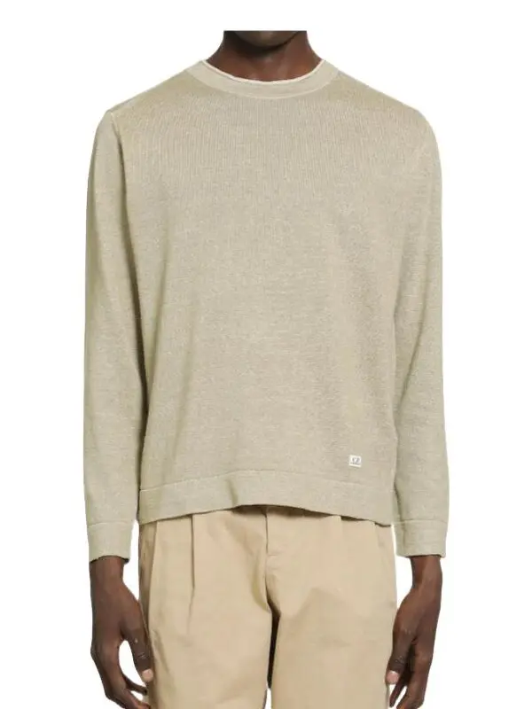 C.P. COMPANY Crew Neck Sweater - Nude