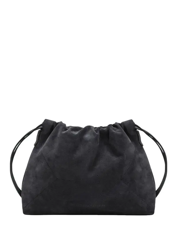 Brunello Cucinelli Beaded Duo Clutch Bag - Midnight Blue