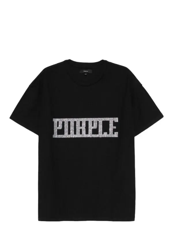 PURPLE BRAND Short-sleeved T-shirt - Black
