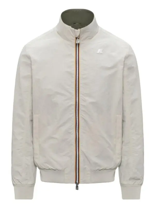 K-WAY Arsene Reversible Bomber Jacket - Gray