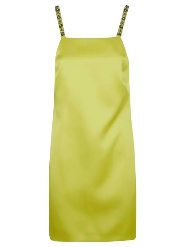 TWINSET Off-the-shoulder Suspender Dress - Green