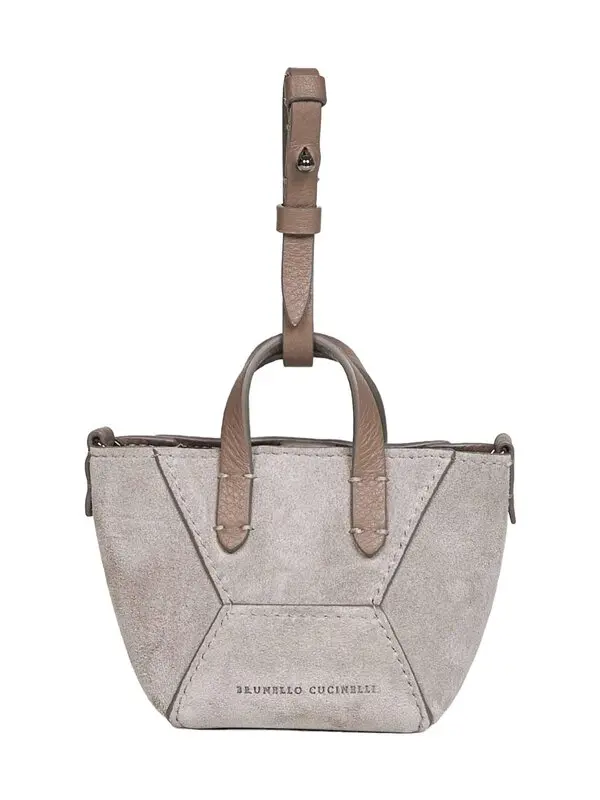 Brunello Cucinelli Duo Micro Bag - Nude