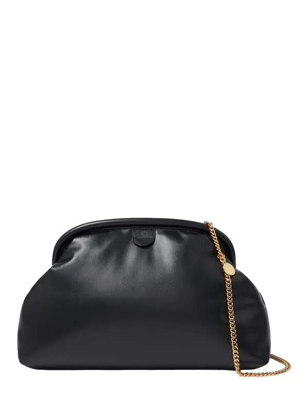 Stella McCartney Falabella Padded Clutch Bag - Black