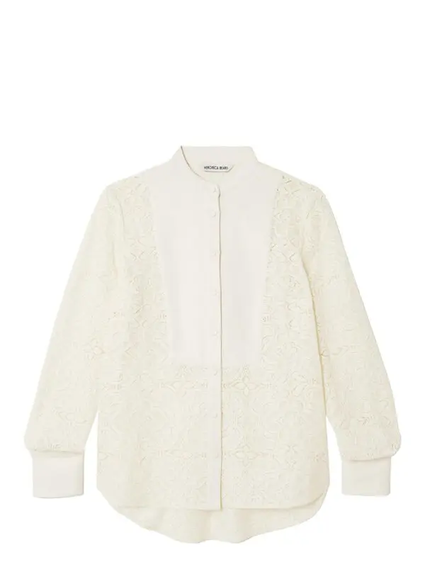 Veronica Beard Lace Shirt - White