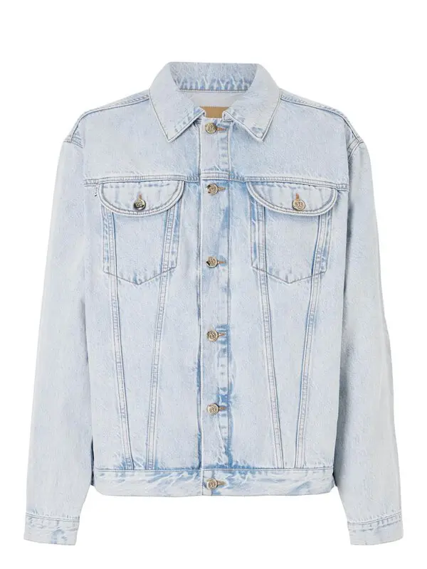 BLAZÉ MILANO Nariida Amrock Denim Jacket - White