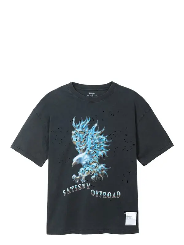 Satisfy Mothtech Offroad Graphic T-shirt - Black