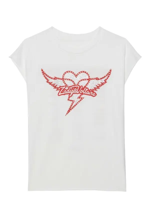 Zadig&Voltaire Voltaire Logo Detail Crewneck T-shirt - Judo