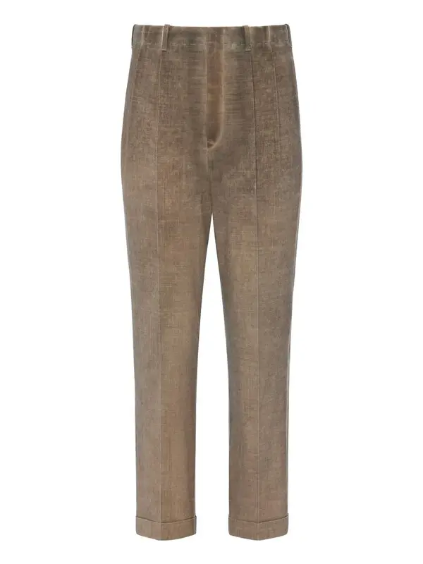 MAISON MARGIELA Wool Trousers - Camel