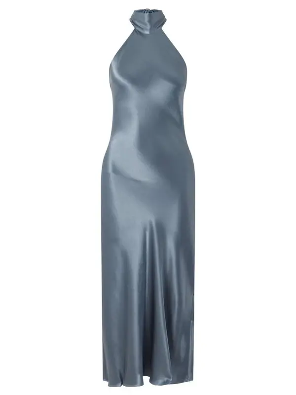 Rixo Spaghetti Strap Midi Dress - Blue