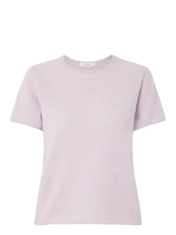 Co Cashmere And Silk-blend T-shirt - Babypink