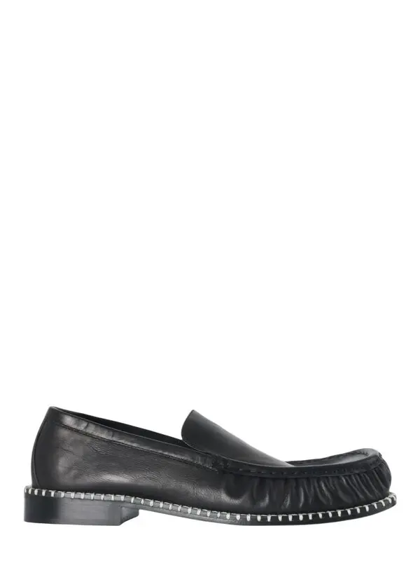 Dries Van Noten Ruched Loafers - Black