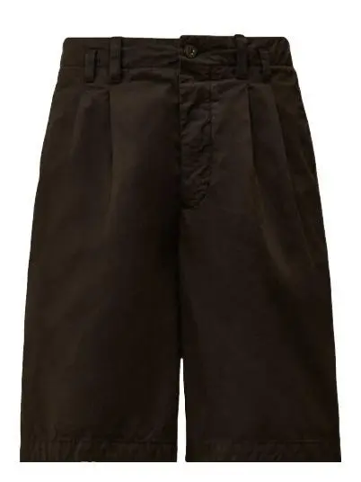 C.P. COMPANY Pleated Tailored Shorts - Black