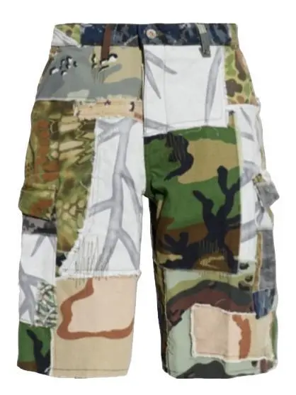 GALLERY DEPT. Patchwork Cargo Shorts - Multicolor