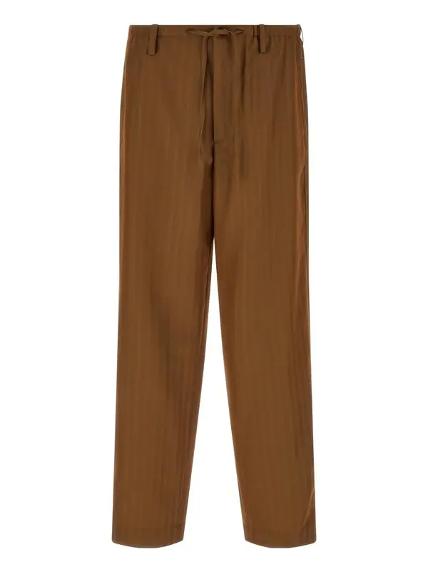 Dries Van Noten Penny Long Pants - Brown