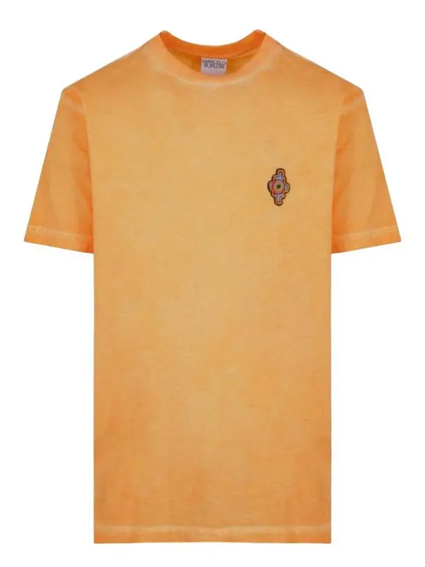 MARCELO BURLON COUNTY OF MILAN Sunset Cross T-shirt - Yellow