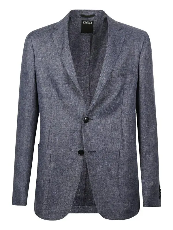 Zegna Two-button Formal Blazer - Blue