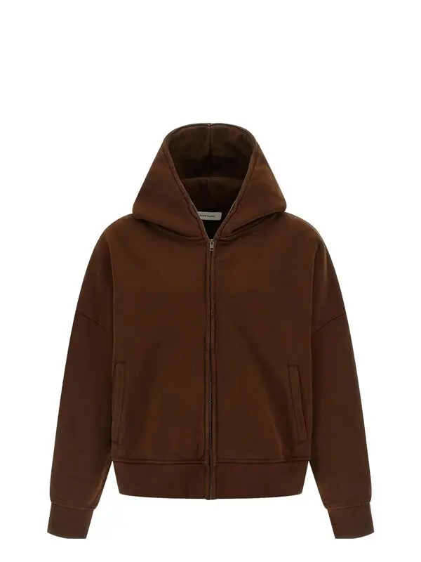 ENTIRE STUDIOS Cropped Zip-up Hoodie - No