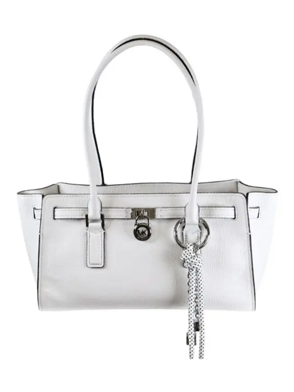 Michael Kors Hamilton Moderne Small Shoulder Bag - White