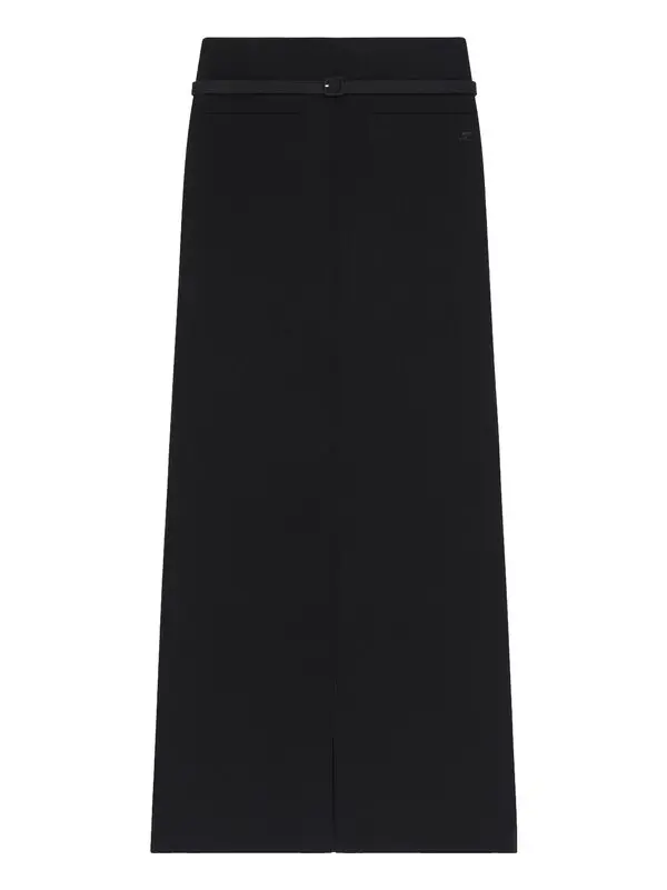 COURREGES Flap-pocket Maxi Skirt - Black