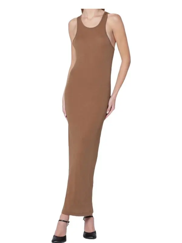 ENTIRE STUDIOS Racerback Maxi Dress - Brown