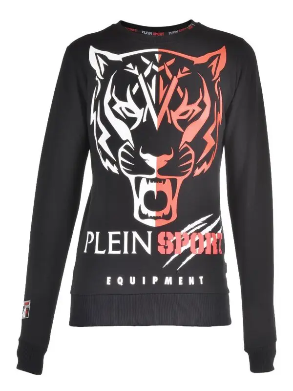 Philipp Plein Graphic Print Pullover - Black