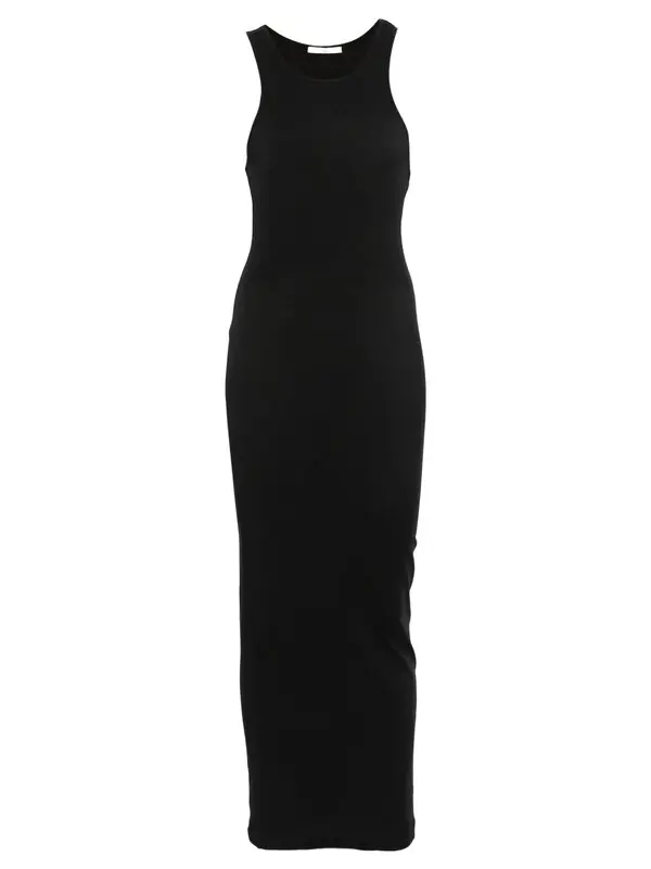 ENTIRE STUDIOS Sleeveless Midi Tank Dress - Black